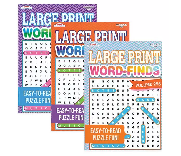 Large Print Word-Finds/Crossword Puzzles – Children's Nebraska